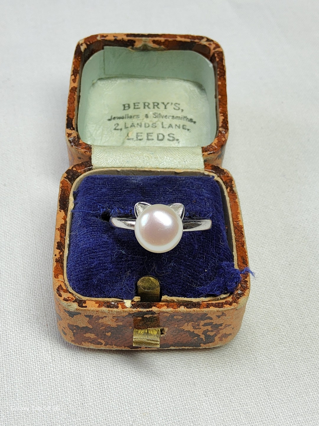 Fantastic Italian Vintage, Woman's Sterling Silver and Natural Pearl ...