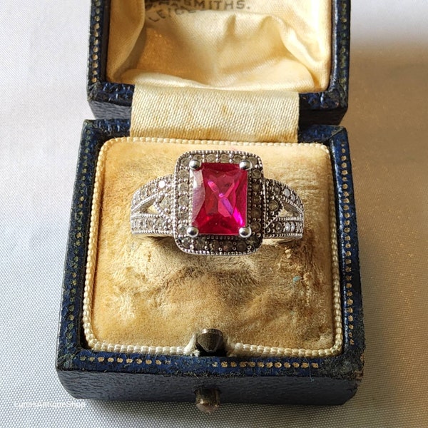 Large Ruby Ring - Etsy