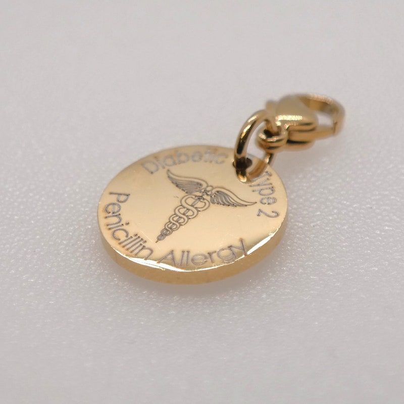 Medical Alert Charm - Etsy