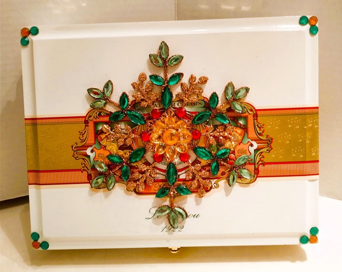 Suenos De Saundra Upcycled My Father Garcia Cigar Box, Storage/jewelry ...