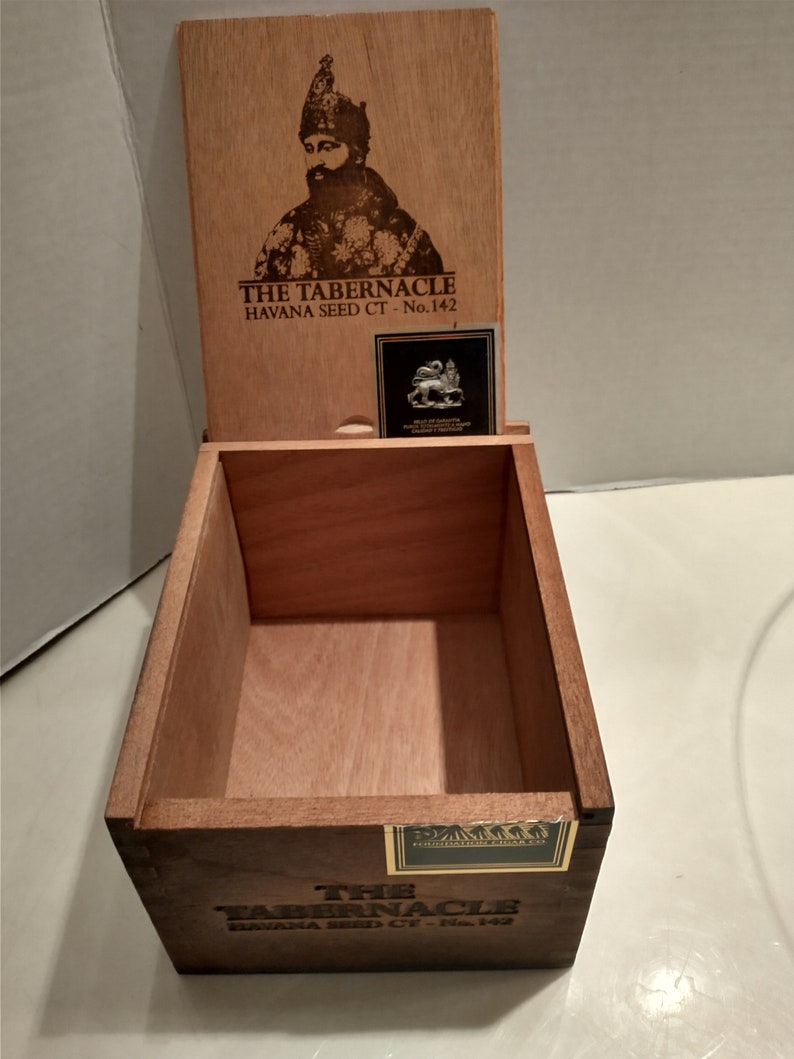 Extremely Rare Empty THE TABERNACLE Wooden Cigar Box - Etsy