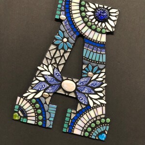 Personalized Custom Mosaic Name Sign, Stained Glass Letter Wall Decor ...