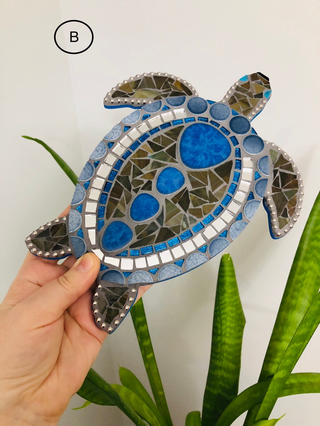 Handmade Sea Turtle Coastal Nautical Seascape Mosaic Wall - Etsy