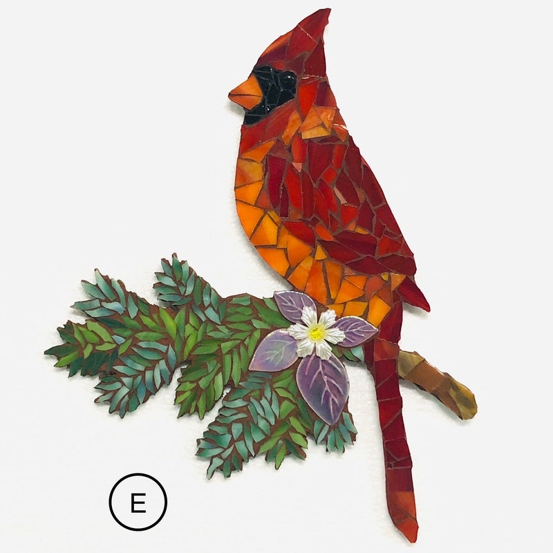 Mosaic Birds - Etsy UK