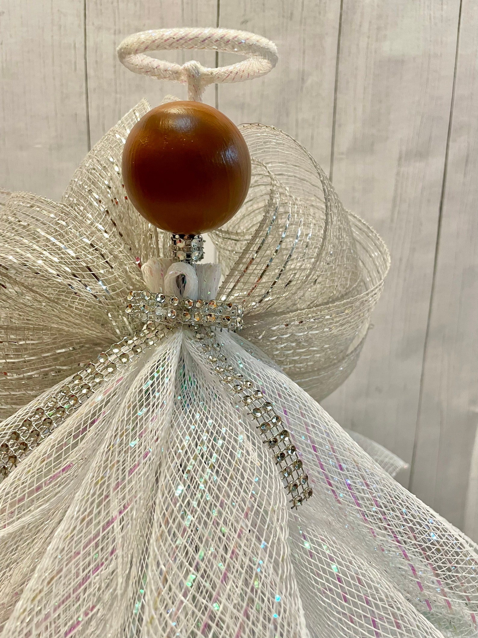 African American White Angel Tree Topper. Black Angel Tree Topper ...