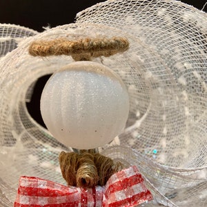 Rustic Christmas Angel Tree Topper. Table Top Angel. Everyday | Etsy