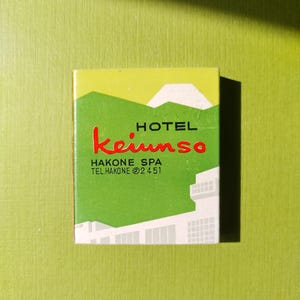 VINTAGE Hotel Keiunso Matchbox_1970's - Etsy