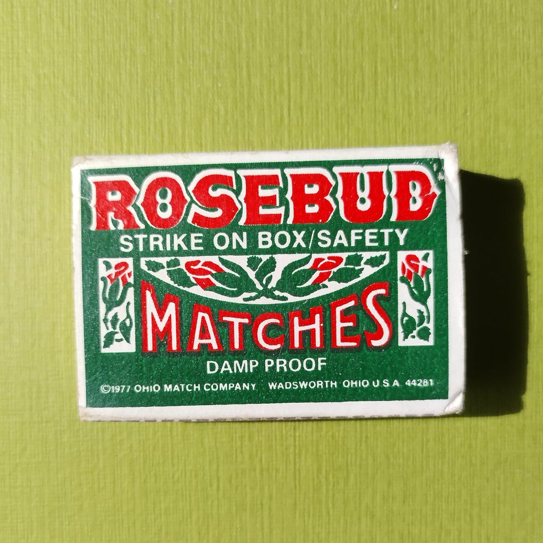 VINTAGE Rosebud Matchbox_1970's - Etsy