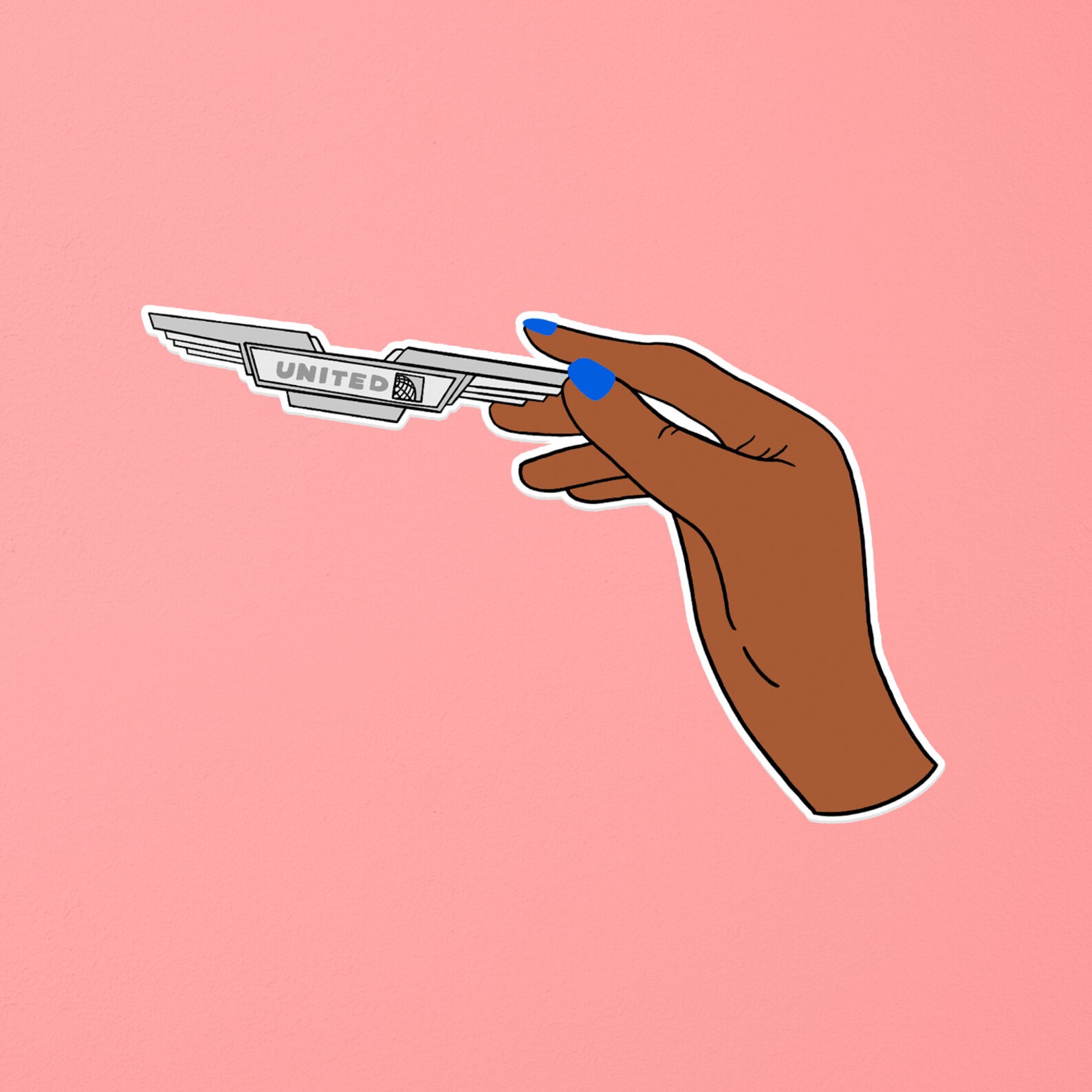 Get Those Wings Flight Attendant Sticker Gift Someflystuff - Etsy