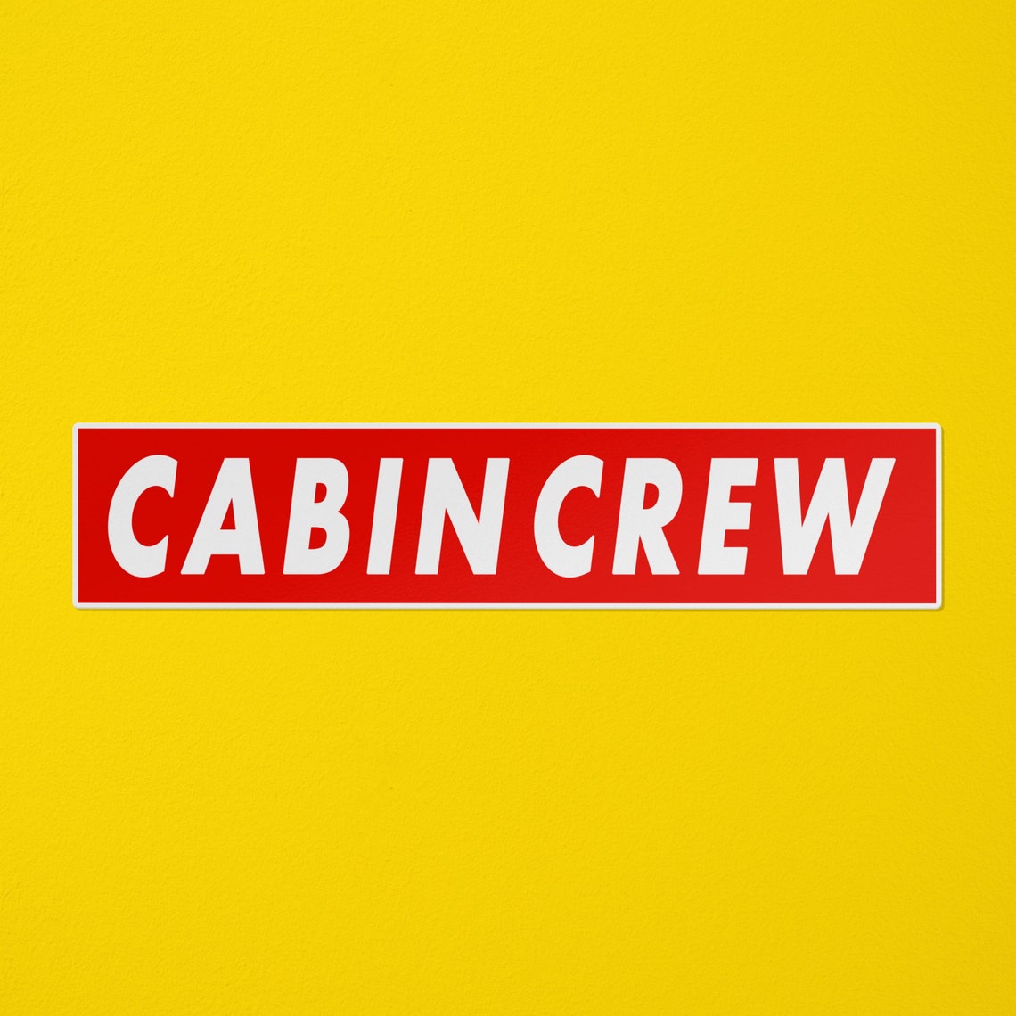 Cabin Crew Flight Attendant Gift Sticker Someflystuff - Etsy