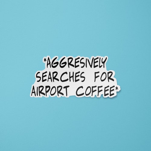 Airport Standby Netflix Flight Attendant Sticker - Etsy