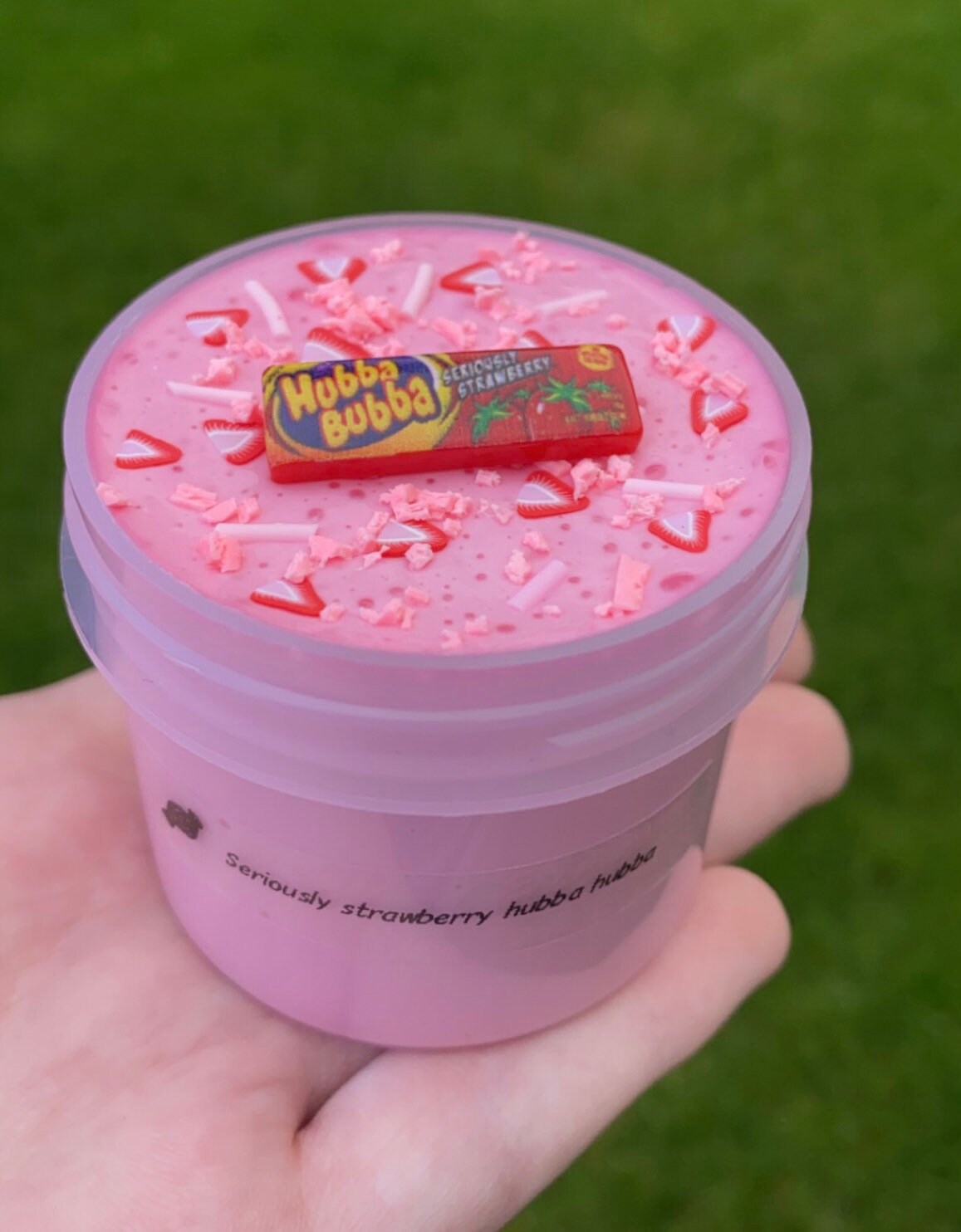 Seriously Strawberry Hubba Bubba Thick N Glossy Scented Slime | Etsy