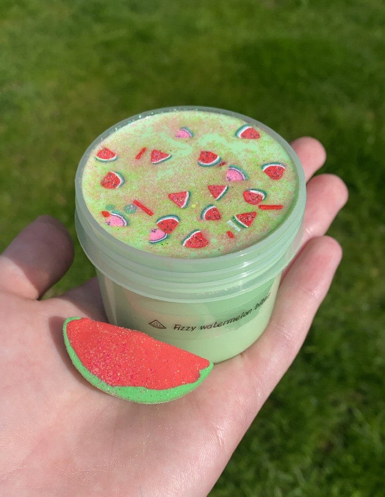 Fizzy Watermelon Bites Diy Clay Scented Slime Uk Seller - Etsy UK