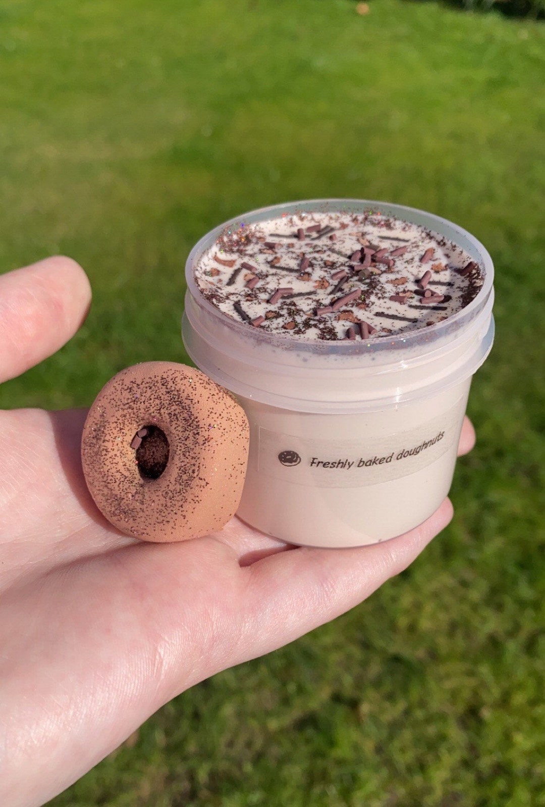 Freshly Baked Doughnuts Diy Clay Scented Slime uk Seller - Etsy