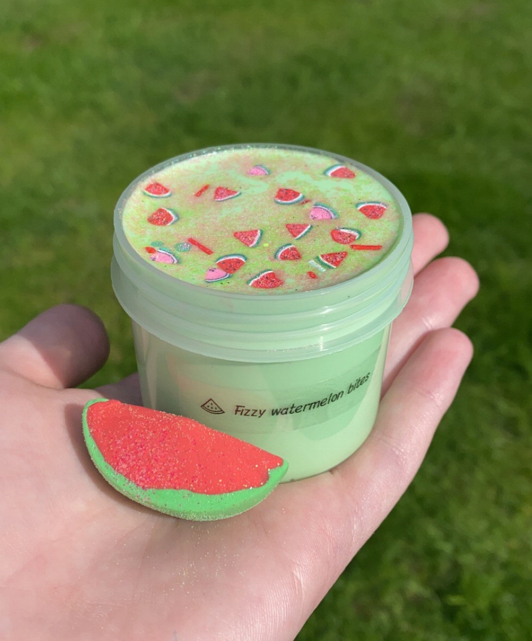 Fizzy Watermelon Bites Diy Clay Scented Slime Uk Seller - Etsy UK