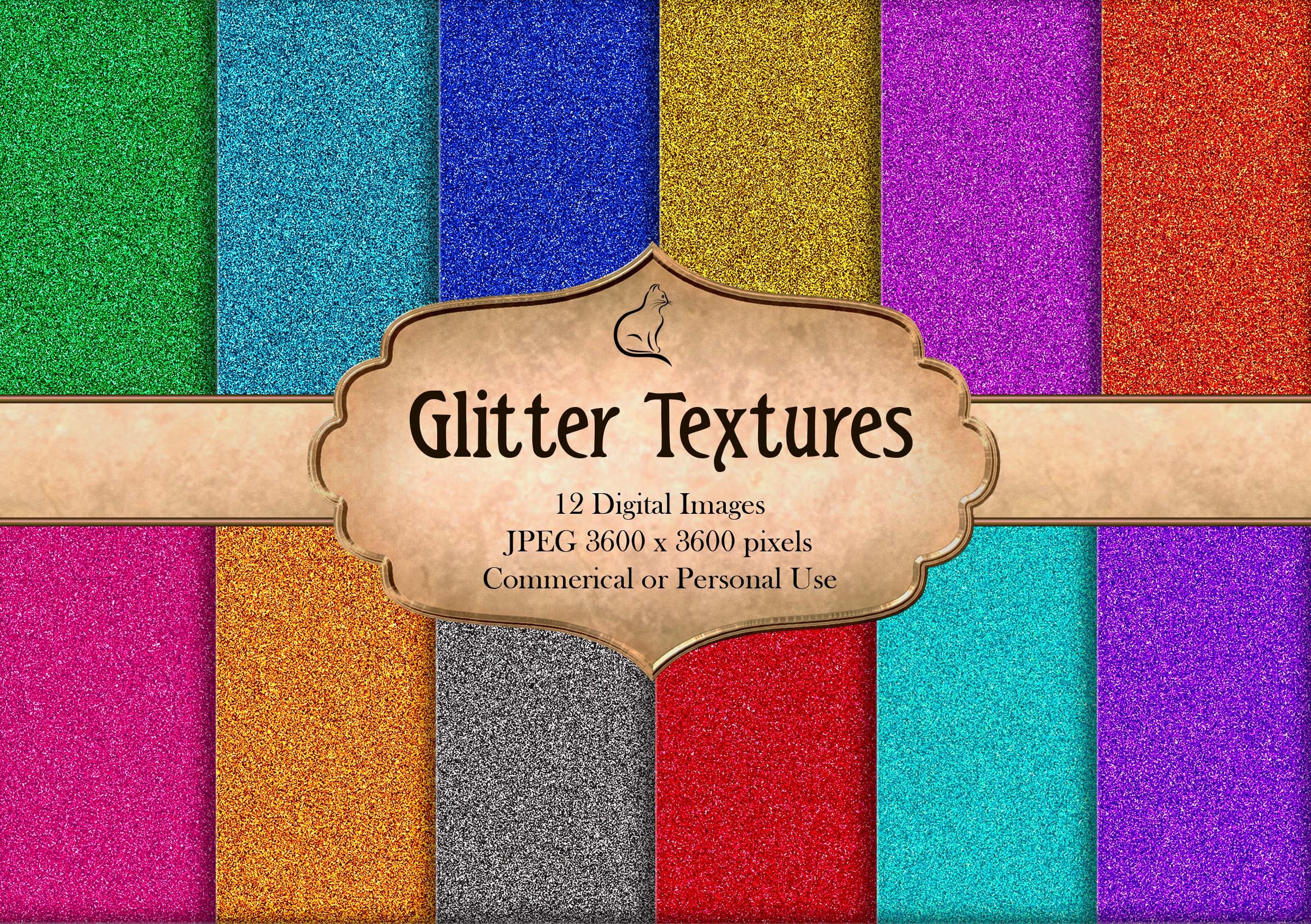 Glitter Textures, Digital Paper, Scrapbook Paper, Backgrounds, Glitter ...