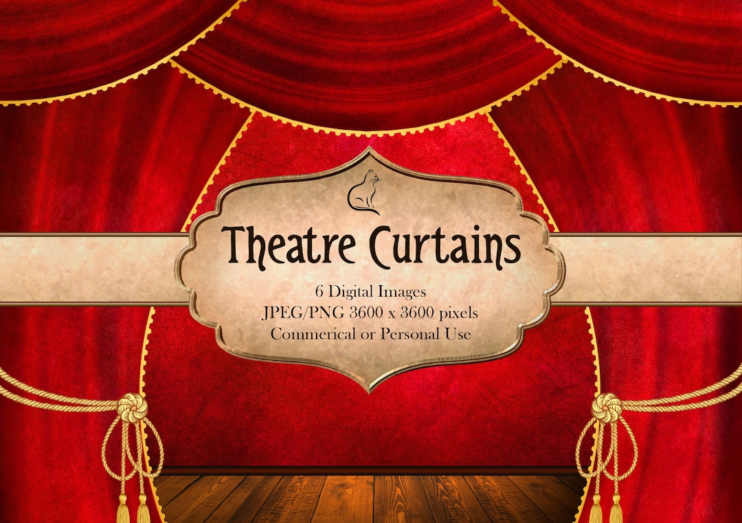 Red Theatre Curtains, Stage Curtains, Backgrounds, Backdrops, Theatre ...