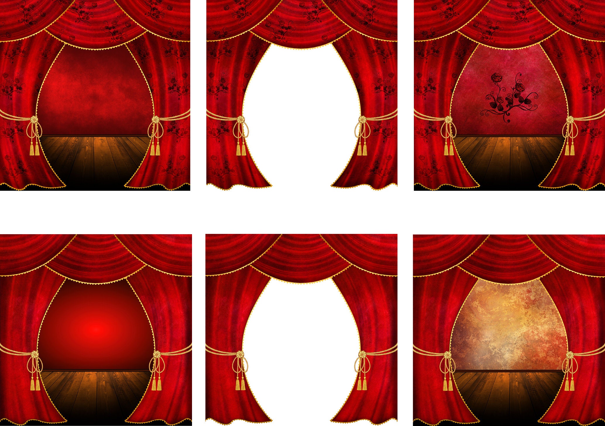 Red Theatre Curtains, Stage Curtains, Backgrounds, Backdrops, Theatre ...