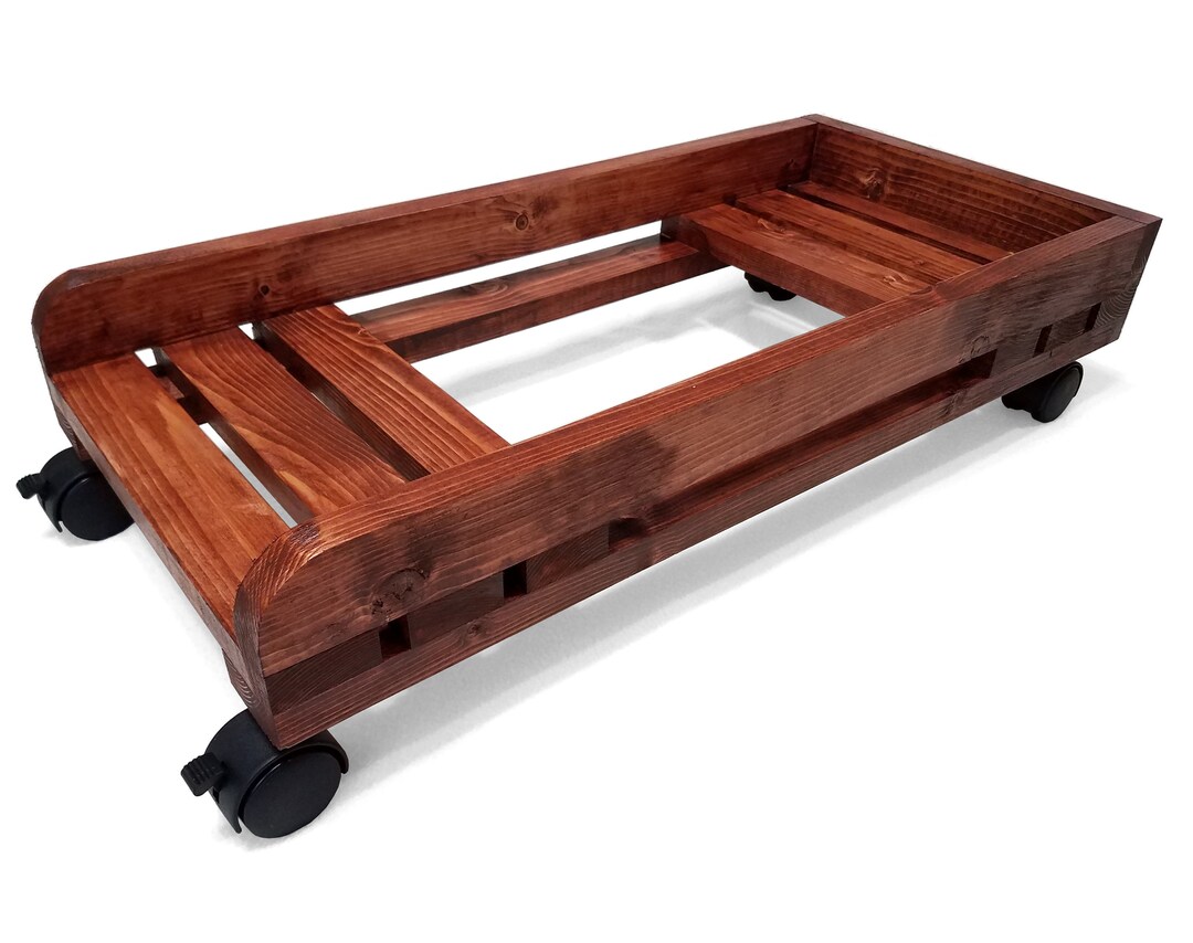 American Walnut Gaming PC Case Stand for Desktop Computer Tower, Geek ...