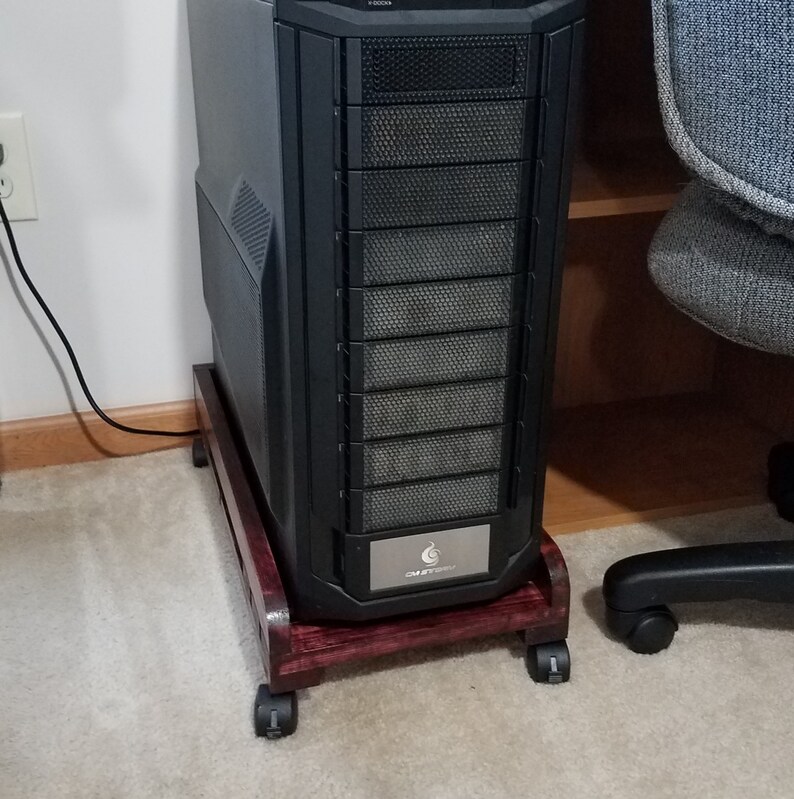 Black Cherry Gaming PC Case Stand for Desktop Computer Tower - Etsy