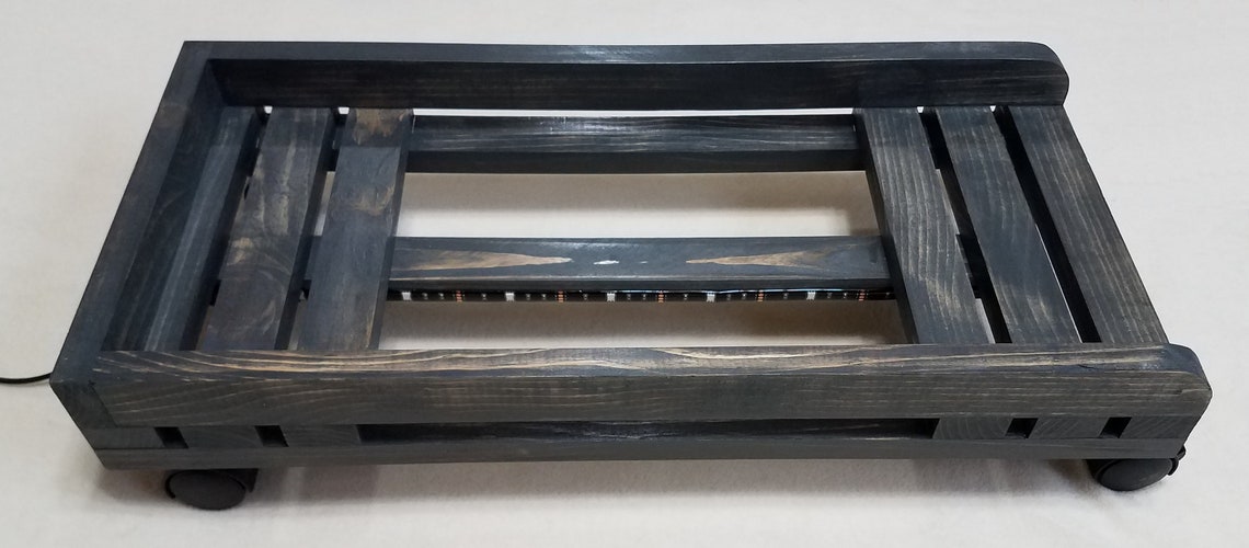 Computer Stand For Desktop PC Tower Case Wheels LED Light | Etsy