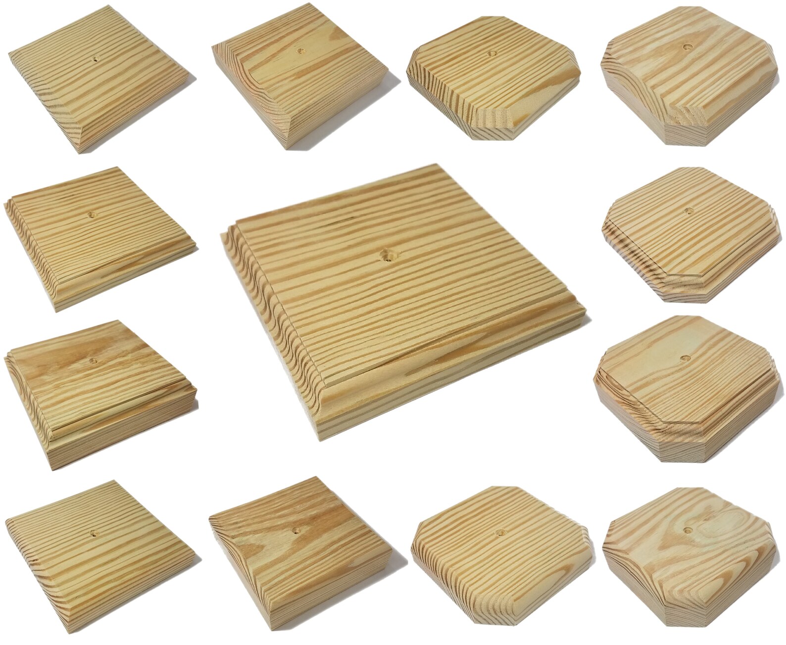 Fence Post Cap Deck Post Cap Modern Mailbox Post Cap Garden | Etsy