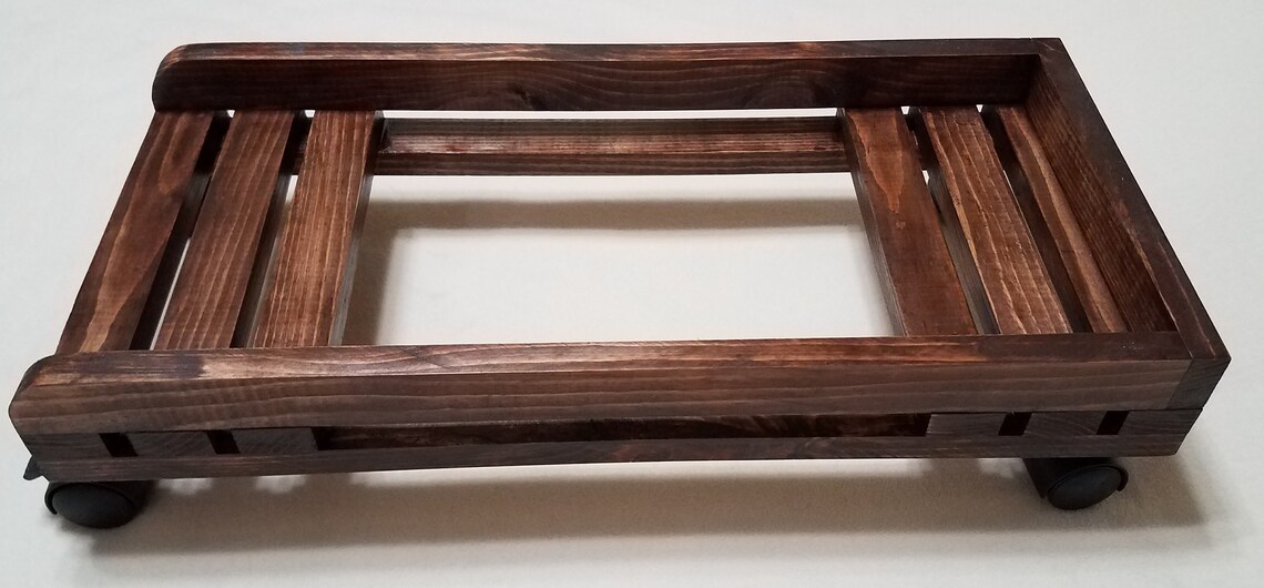 Dark Walnut Gaming PC Case Stand for Desktop Computer Tower - Etsy