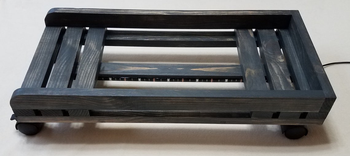 Computer Stand For Desktop PC Tower Case Wheels LED Light | Etsy