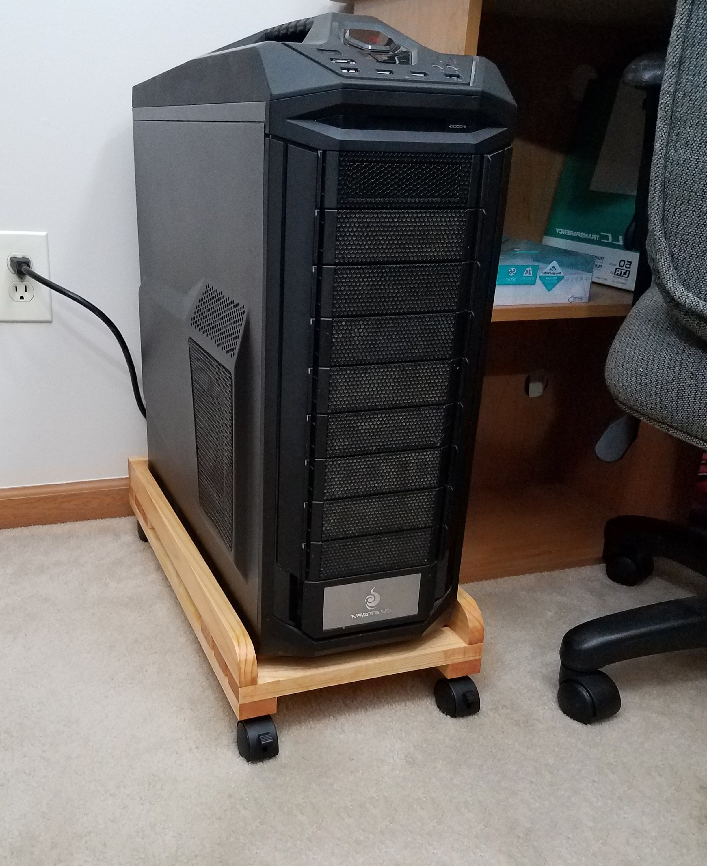 Golden Pecan Gaming PC Case Stand For Desktop Computer Tower | Etsy