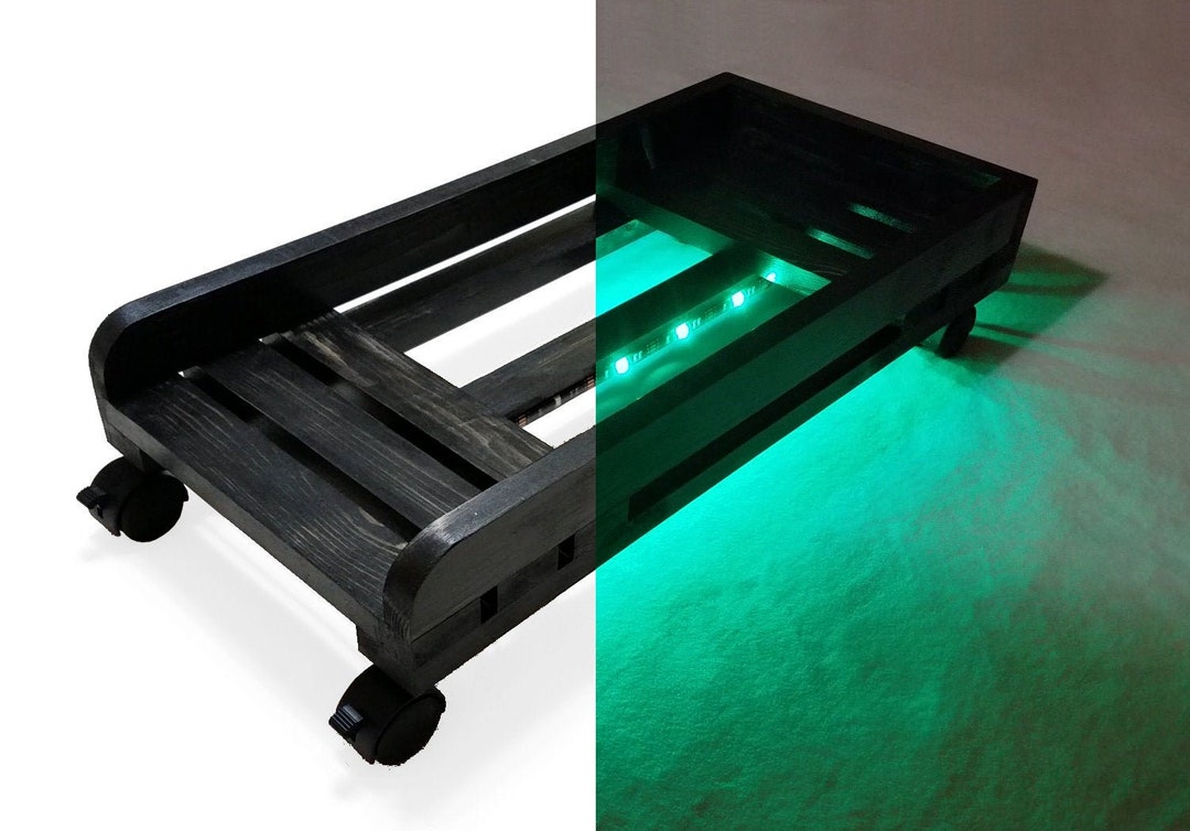 Ebony Gaming PC Case Stand for Desktop Computer Tower, Geek Gifts, Nerd ...