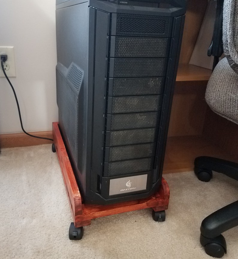 Traditional Cherry Gaming PC Case Stand for Desktop Computer | Etsy