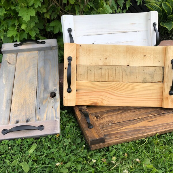Rustic Serving Trays - Etsy