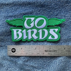 Go Birds - Philadelphia Iron-on Patch - Eagles - Green - Etsy