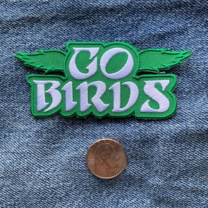 Go Birds - Philadelphia Iron-on Patch - Eagles - Green - Etsy
