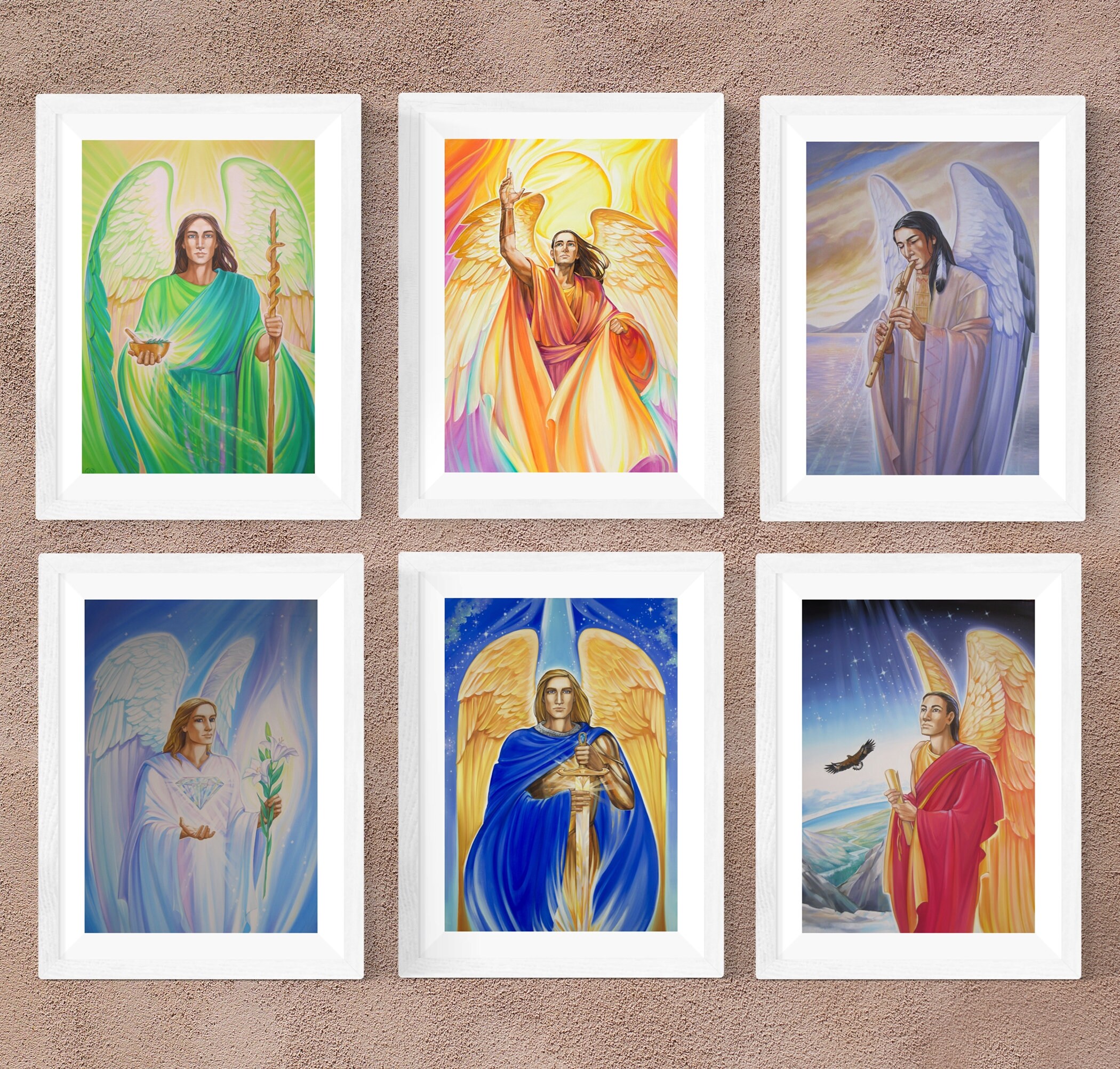 Archangels Michael Gabriel Raphael Uriel And Metatron