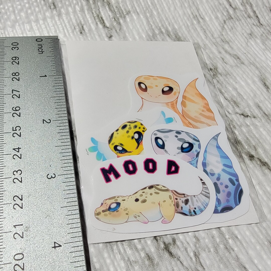 Leopard Gecko Sticker Set - Etsy