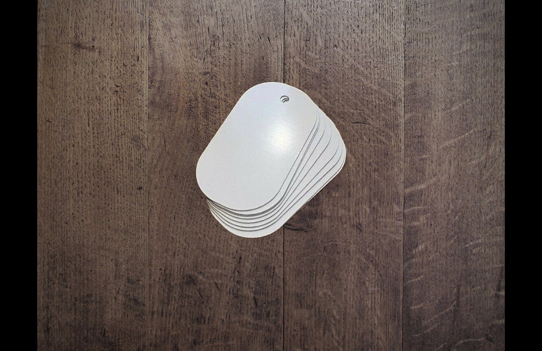 Gloss White Aluminum Dye Sublimation Dog Tag Blanks - Etsy