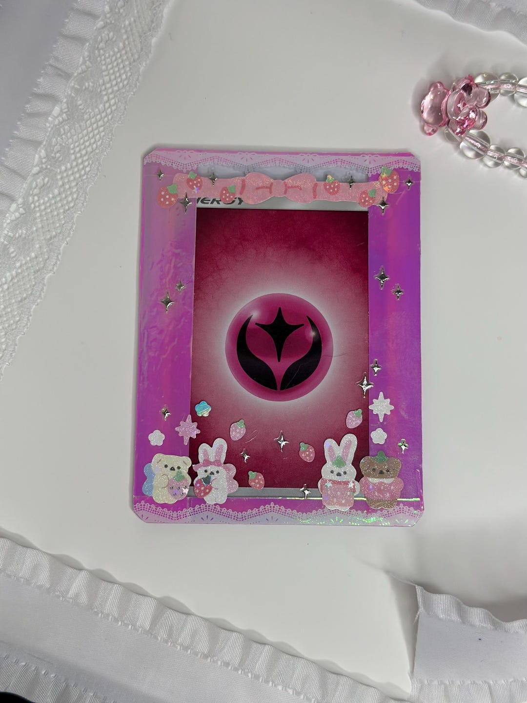 Pinky Toploader Deco | Kpop, Trading Cards, Tcg Deco - Etsy