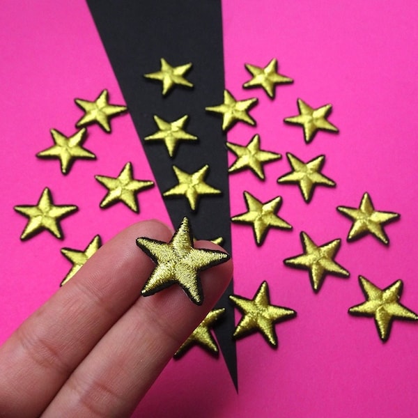 Gold Star Patches - Etsy