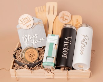 Luxury Custom Engraved Housewarming Gift With Blanket Closing - Etsy