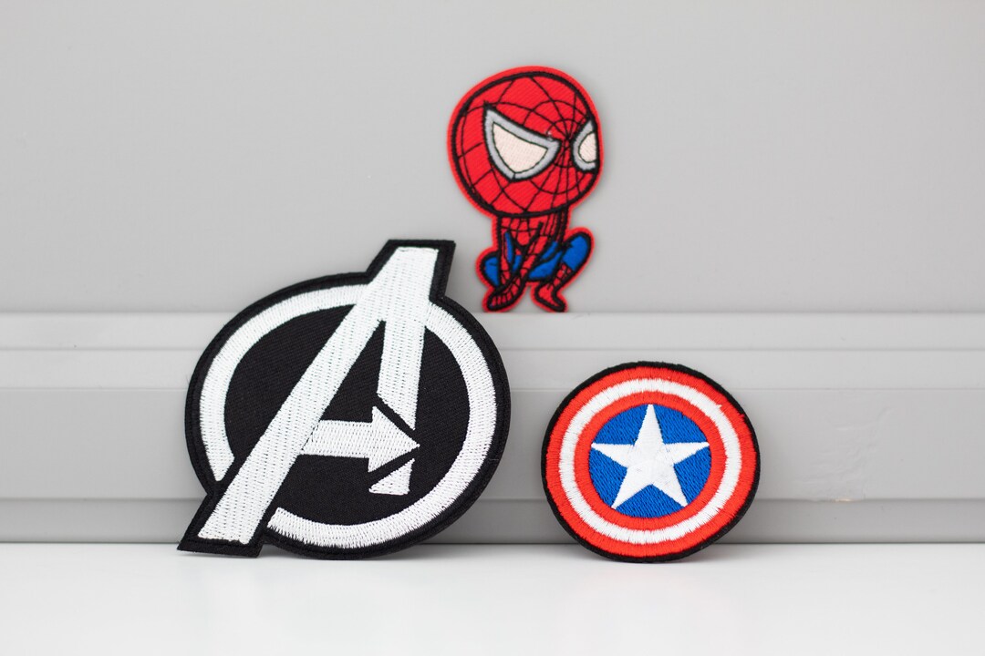 Superheros Patches, Spiderman Embroidery Patch, Avengers Patch, Captain America Patch, Dc ...