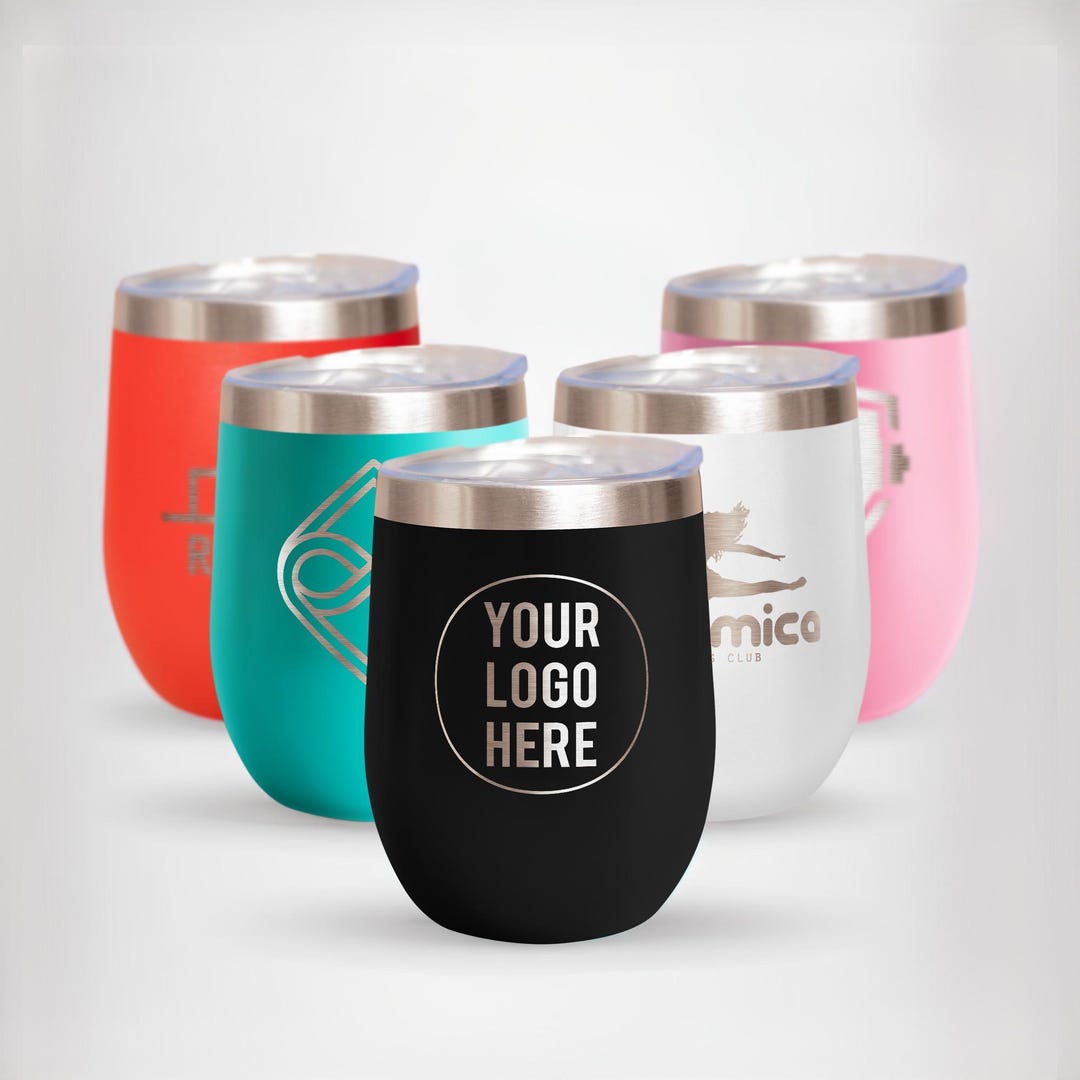 Custom Insulated Promotional 12oz Logo Tumbler With Non-spill Lid ...