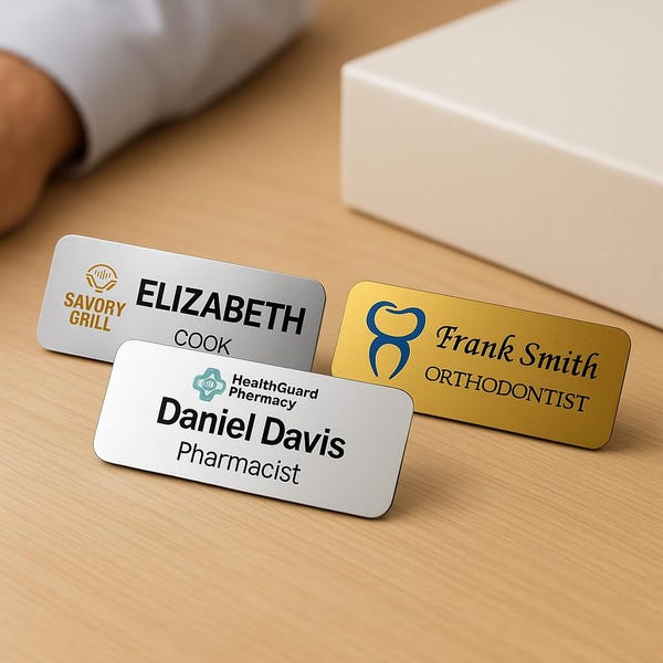 Metal Name Plate - Etsy