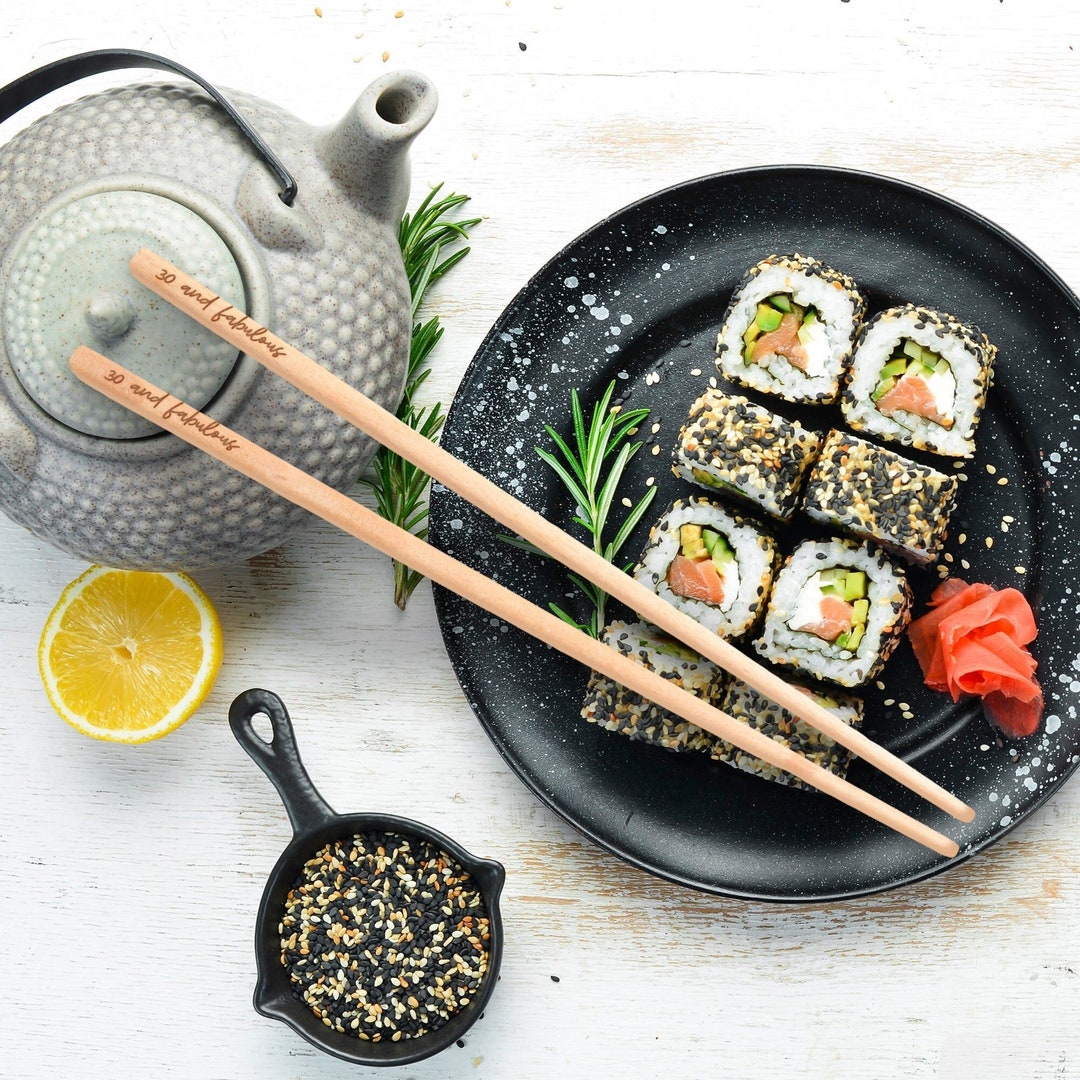 Personalized Chopsticks Lot, Japanese Engraved Chopstick, Personalized ...