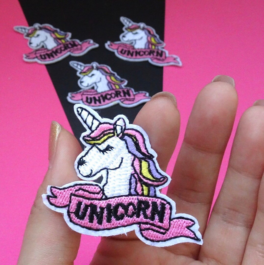 Unicorn Patch Iron on Embroidery Patches Custom Patches for | Etsy