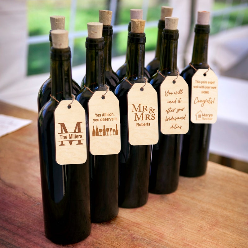 Wine Bottle Tags - Etsy