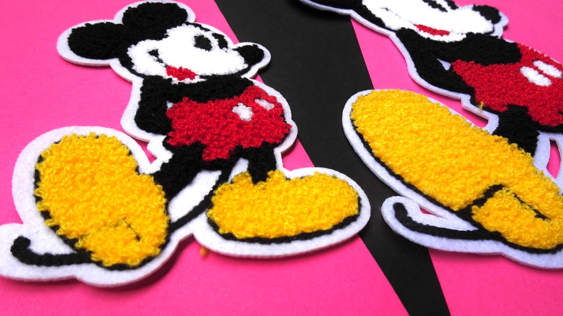 Mickey Mouse Patch Disney Sewing Patch Embroidery DIY Fabric - Etsy