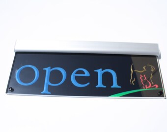 Edge lit sign | Etsy