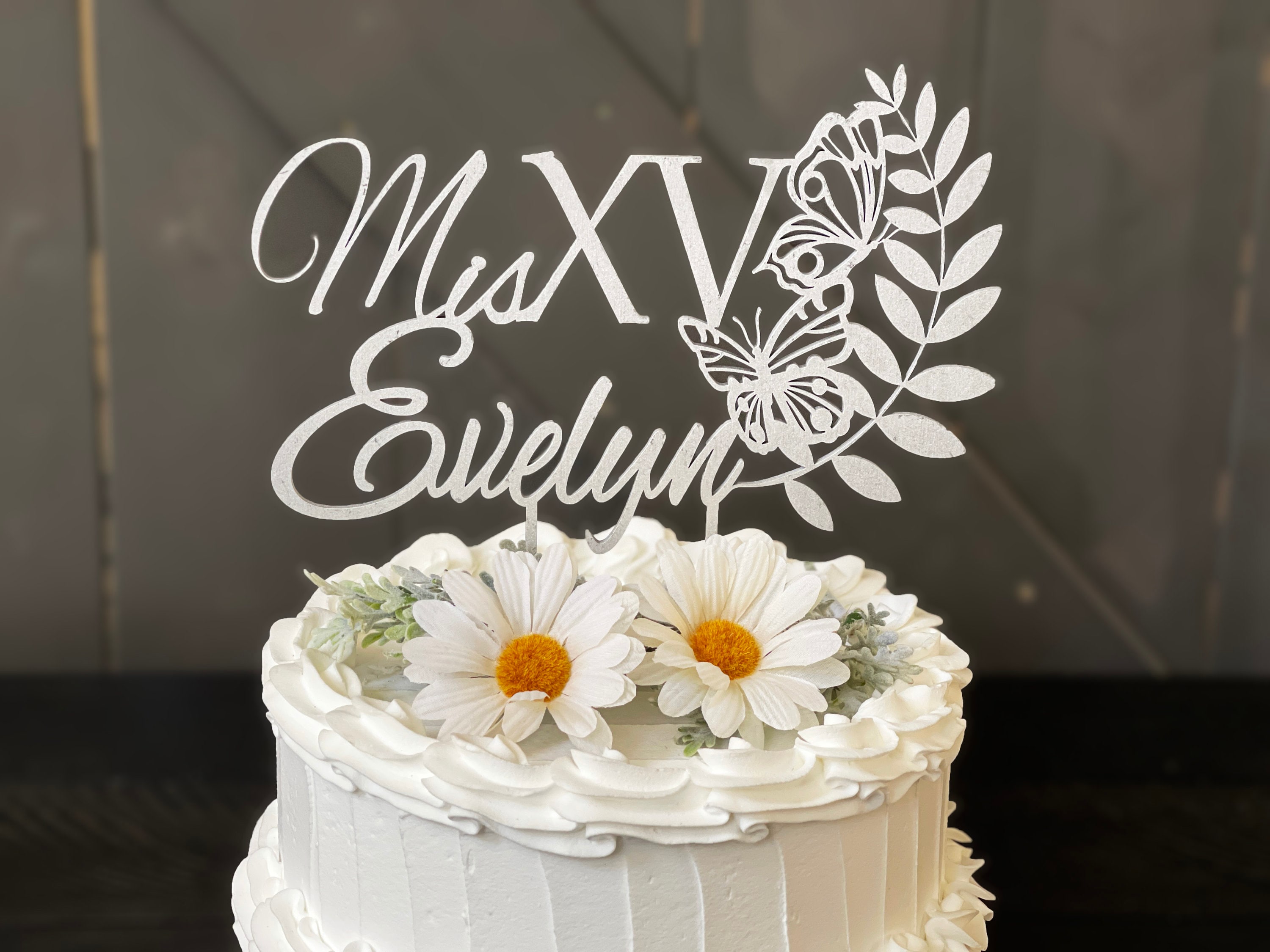Cake toppers: Quince Años Quinceañera customized elegant | Etsy