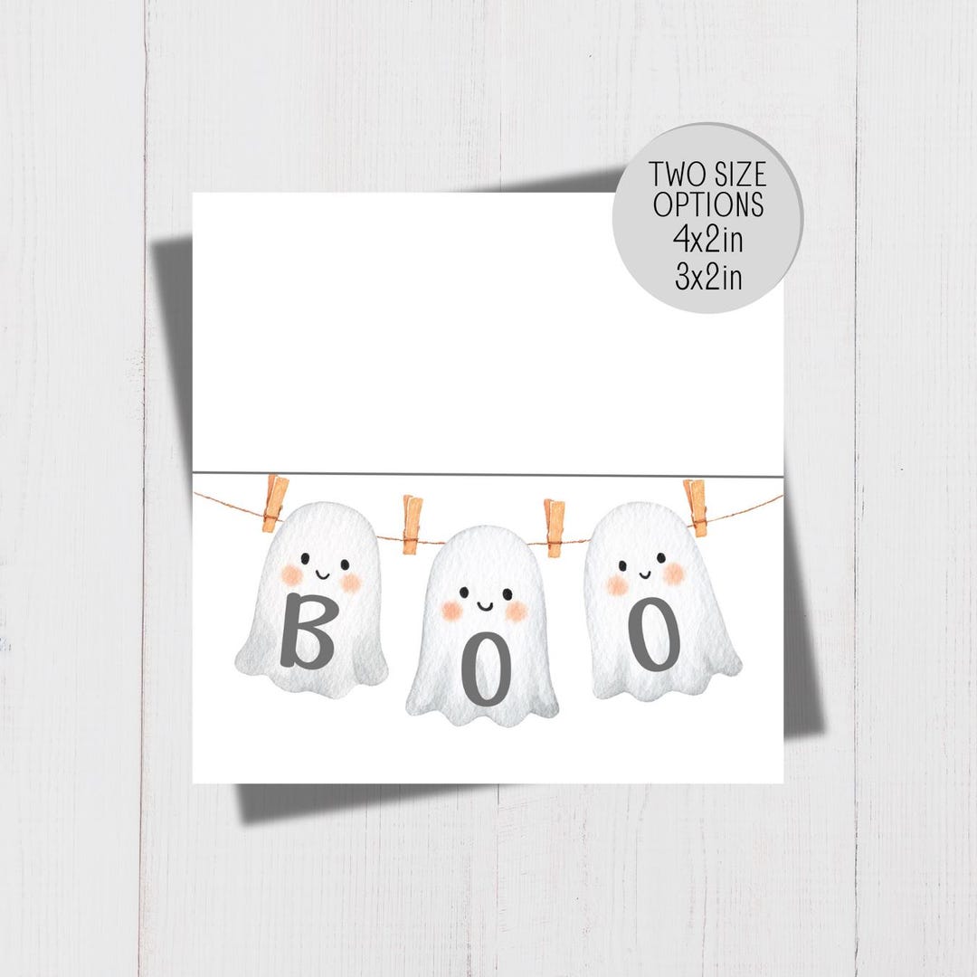 Digital Download- Boo Bag Toppers - Etsy